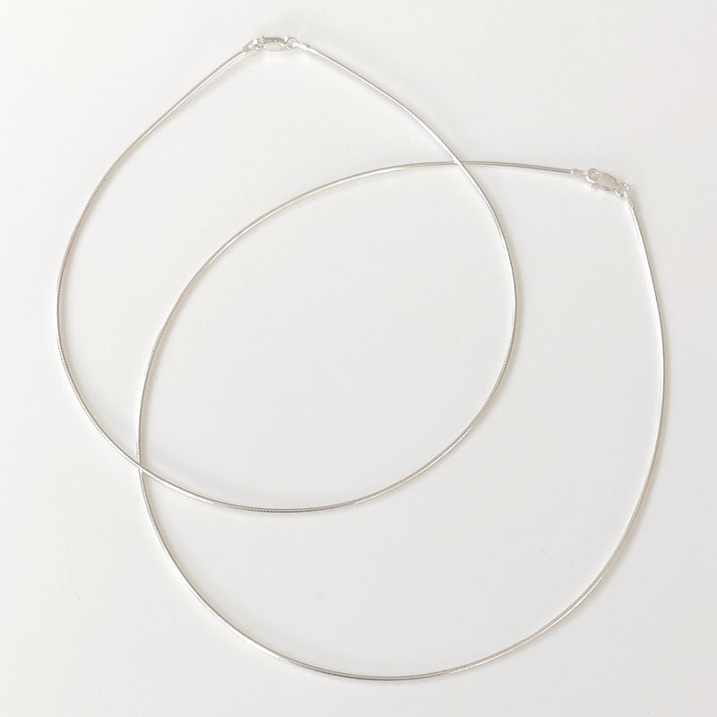 Sterling Silver Omega Chain – Notion Jewellery